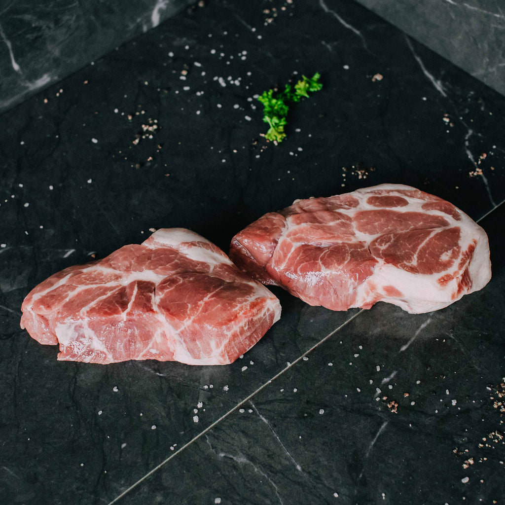 Grass Fed Pork Coppa Chop - Tender and Flavorful – Home Place Pastures